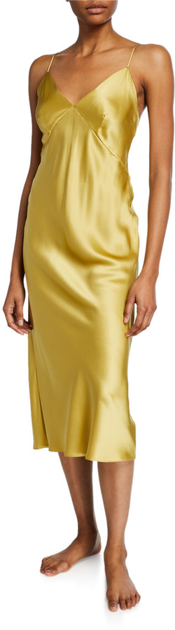 Olivia von Halle Issa Honey Silk Nightgown - ShopStyle Clothes and Shoes