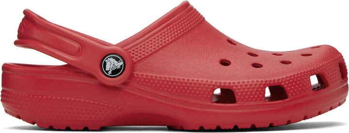 Crocs Red Classic Clogs - ShopStyle Sandals