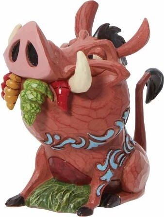 Jim Shore Pumbaa Mini - One Mini Figurine 3.0 Inches - Lion King 30Th ...