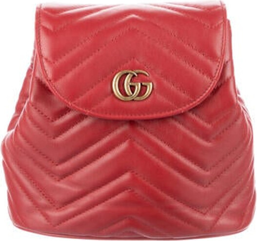 Gucci GG Marmont Leather Backpack - ShopStyle