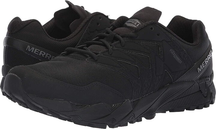 Merrell Work Agility Peak Tactical (Black) Men's Lace up casual Shoes ...
