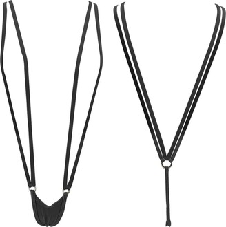 SHERRYLO Slingshot Bikini for Women Topless G String Bottom Extreme Suspender Sling Micro ...