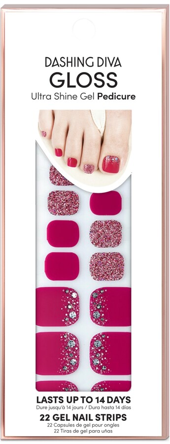 DASHING DIVA Gloss Ultra Shine Gel Pedicure - Tickled Pink - ShopStyle ...