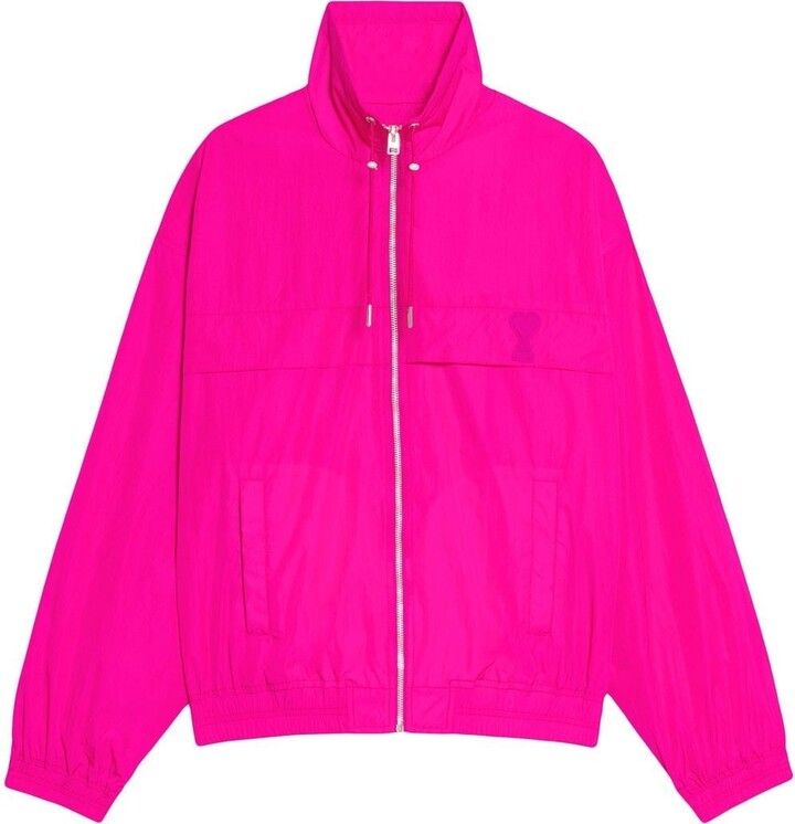 AMI Paris Logo-Patch Bomber Jacket - ShopStyle