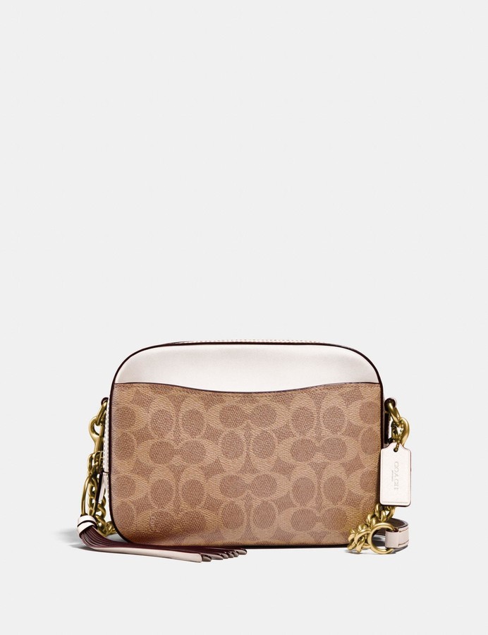 Coach Camera Bag In Signature Canvas - ShopStyle
