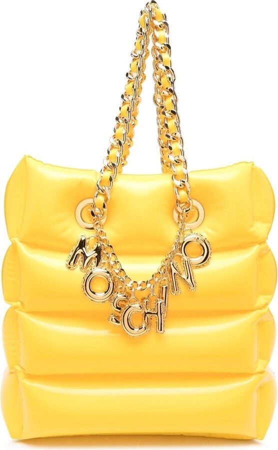 Moschino Logo-Lettering Inflatable Shoulder Bag - ShopStyle
