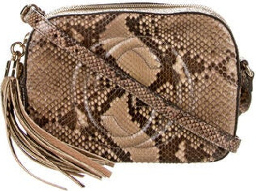 Gucci Python Soho Disco Crossbody Bag - ShopStyle