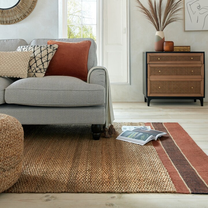 Dunelm Jamari Jute Rug Brown - ShopStyle