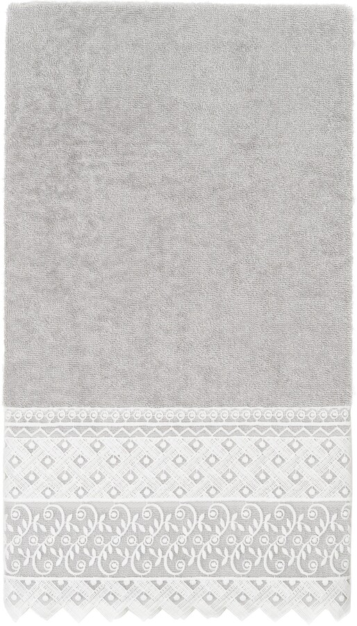 Authentic Hotel and Spa 100% Turkish Cotton Aiden White Lace ...