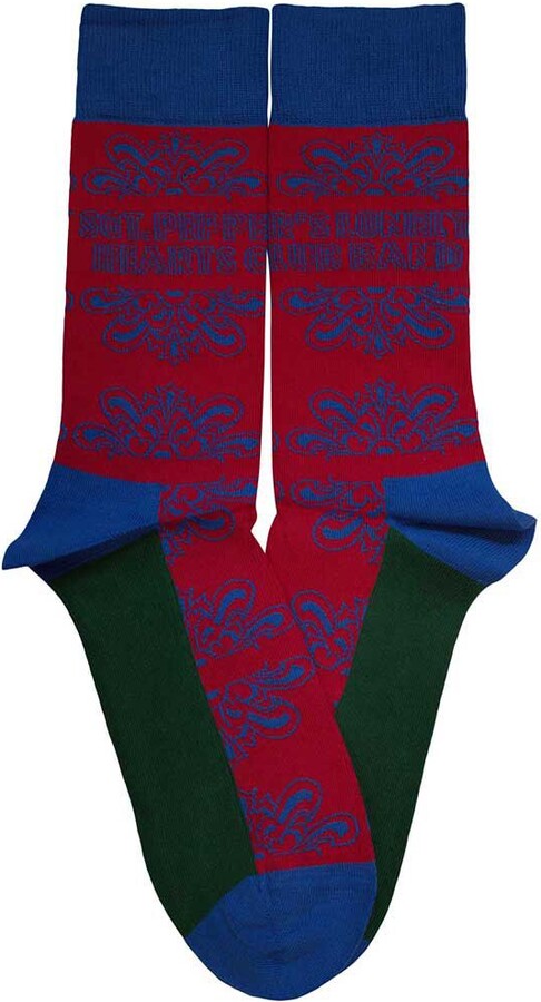 Beatles Sgt Pepper Text Outlines Ankle Socks - ShopStyle