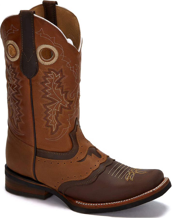 Forastero Men Western Cowboy Leather Boots - ShopStyle