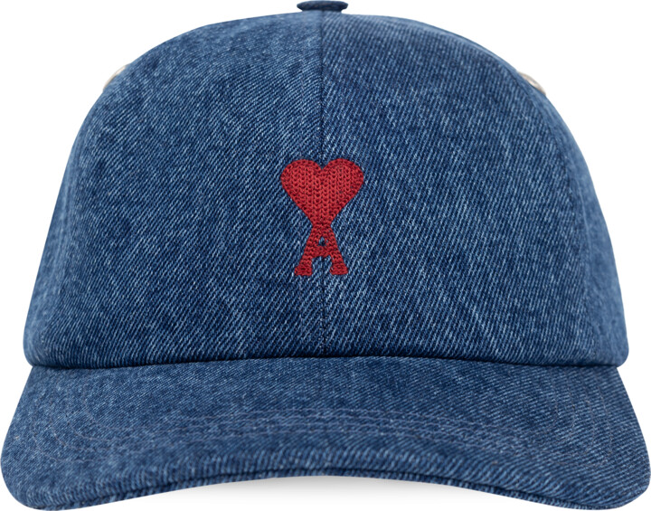 Ami Alexandre Mattiussi Denim Baseball Cap, Unisex, - Blue - ShopStyle Hats