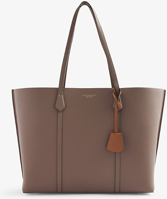 Tory Burch Womens Clam Shell Perry Triple-compartment Leather Tote ...