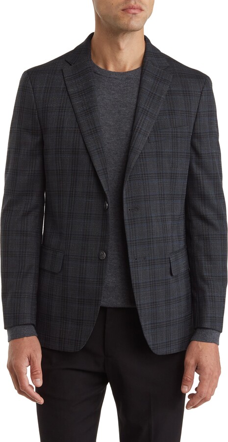 Tommy Hilfiger Conrad Plaid Two-Button Sport Coat - ShopStyle