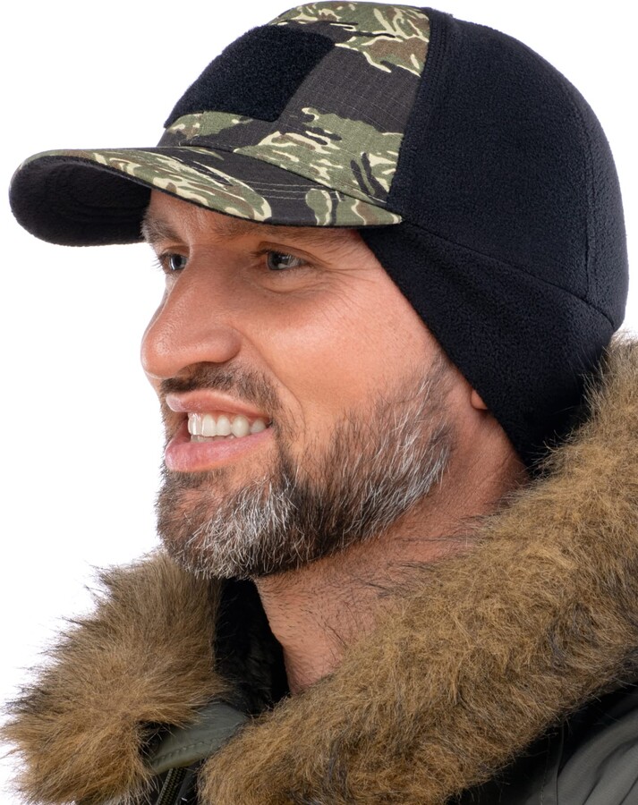 2SBR 2SABERS Tactical Winter Baseball Cap with Earflaps – Operator ...