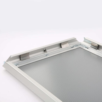 MT Displays M&T Displays Aluminum Lockable Snap Frame, 1.25" Profile, Wall Mounting, Front ...