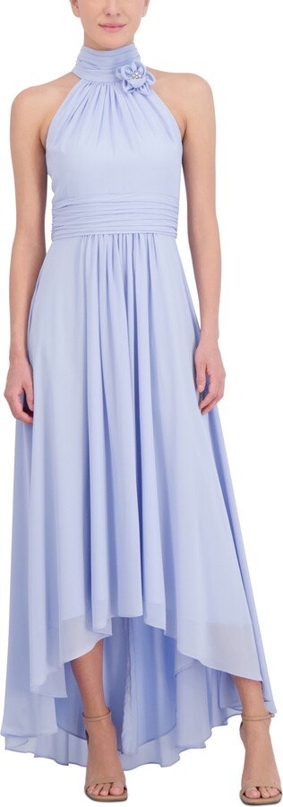 Eliza J Petite High-Low Halter Gown - ShopStyle