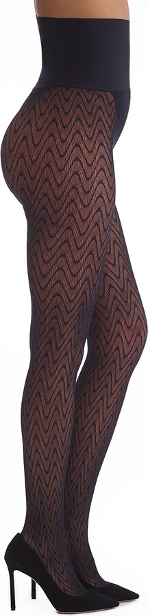 Commando Wavy Net Tights - ShopStyle Hosiery