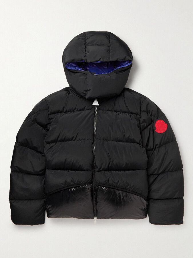 MONCLER GENIUS Glossed Quilted Shell Hooded Down Jacket - ShopStyle