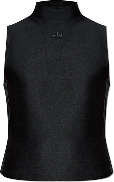 adidas Ruched 3-Stripes Cropped Top - ShopStyle