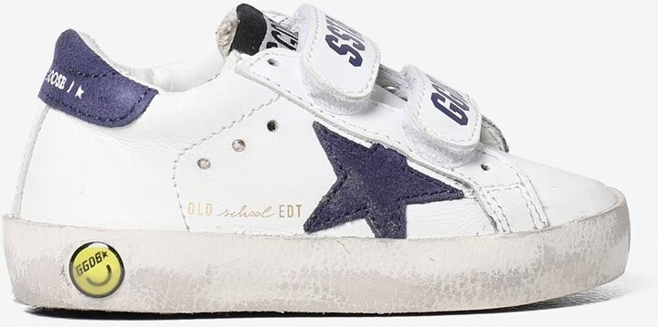 Golden Goose DB Kids Boys Old School Leather Sneakers - ShopStyle