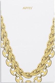 Kaleidadope Gold Chains Notebook - ShopStyle Home Office Accessories