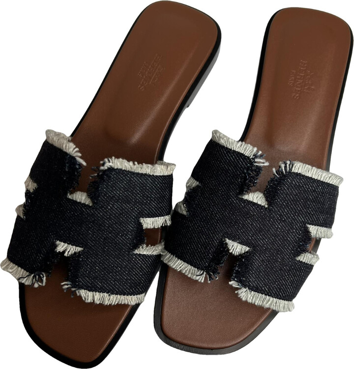Hermes Oran cloth sandal - ShopStyle