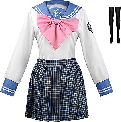 BellaPunk Womens Sayaka Maizono Cosplay Outfits Blue JK Uniforms Anime ...