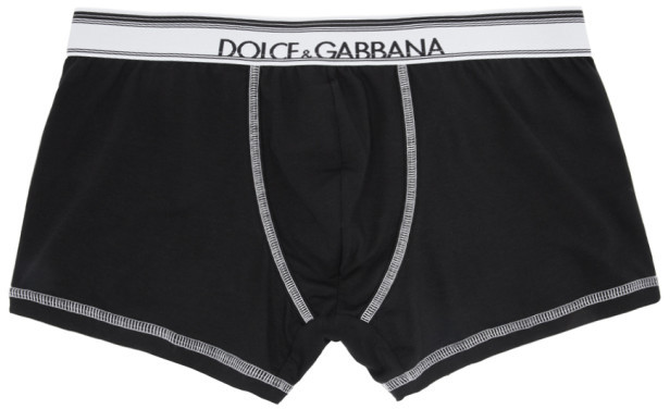 Dolce & Gabbana Black and White DNA Boxer Briefs - ShopStyle