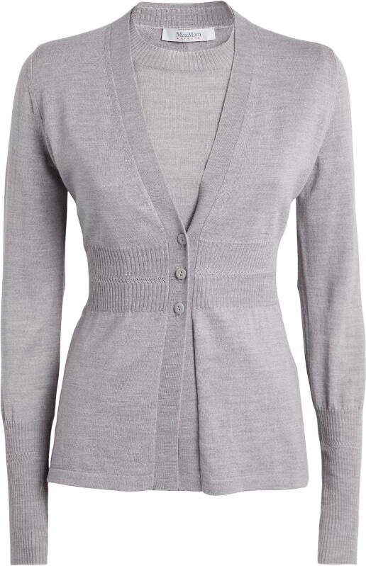 MAX MARA LEISURE Merino Wool Olindo T-Shirt And Cardigan Set - ShopStyle