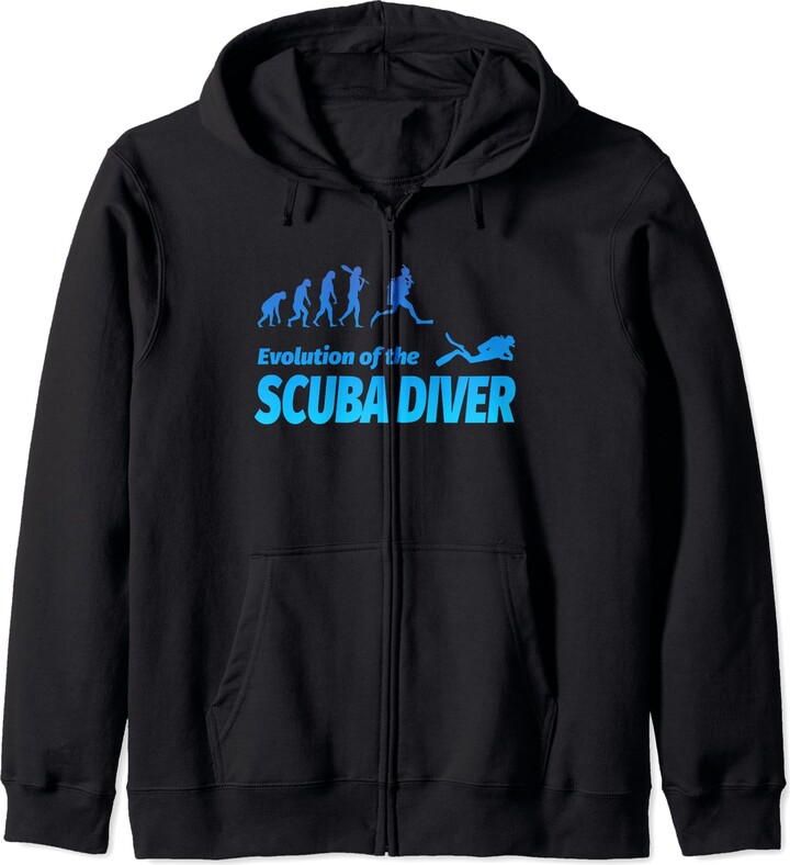 Scuba Diver Evolution by Vertical Blue Designs Scuba Diving - ShopStyle ...