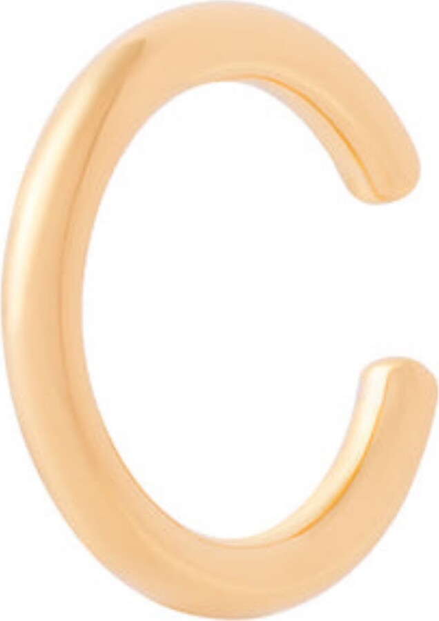 Cartilage Cartel Women's Plain Ear Cuff Gold - ShopStyle Jewellery