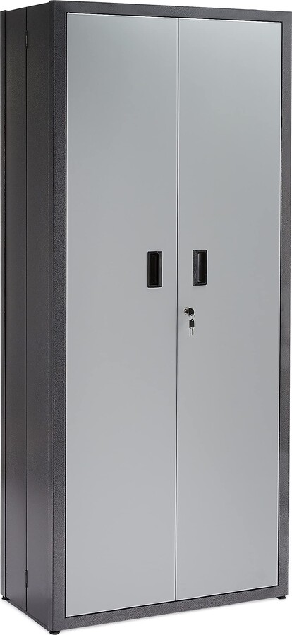 ROCKPOINT Tall Garage Storage Cabinet-72 nch Large Foldable Storeage Cabinets with Adjustable ...