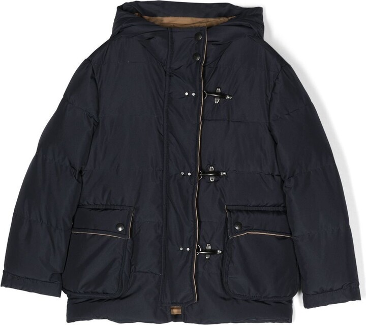 Fay Kids Toggle-Fastened Duffle Jacket - ShopStyle Boys' Outerwear