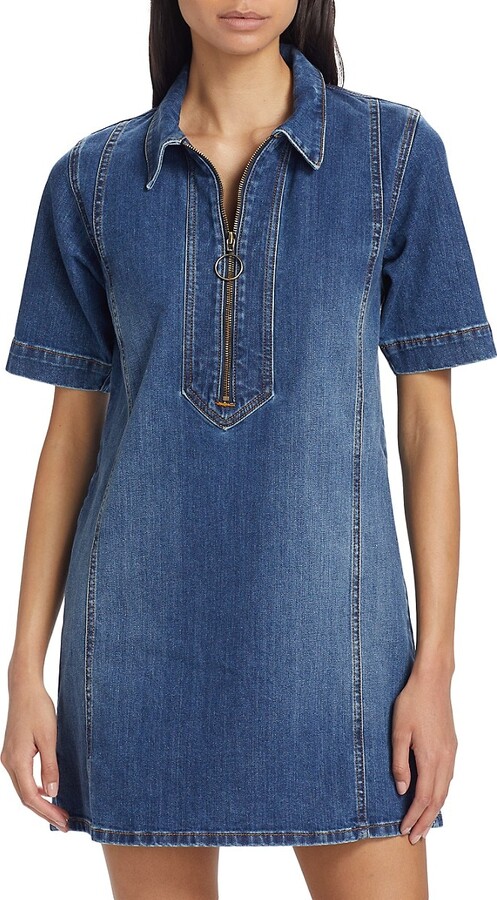 Ramy Brook Tunechi Denim Minidress - ShopStyle