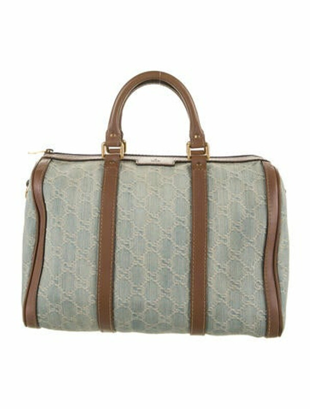 Gucci GG Denim Boston Bag Blue - ShopStyle