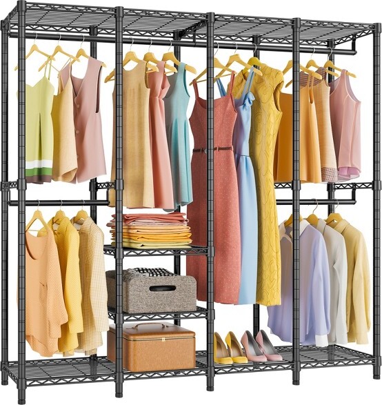VIPEK V40 Garment Rack Heavy Duty Clothes Rack Portable Closet Wardrobe ...