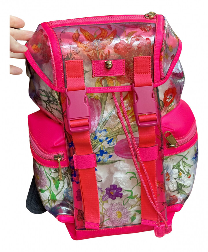 Gucci Pink Leather Backpacks - ShopStyle