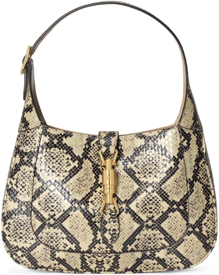 Gucci Jackie 1961 python small hobo bag - ShopStyle