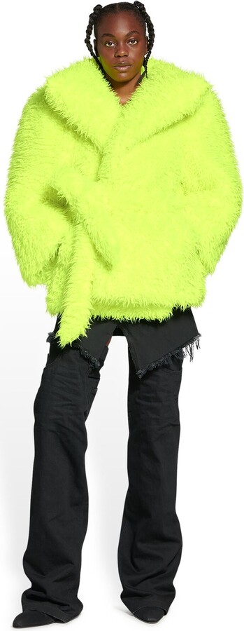 Balenciaga Teddy Sleeve Jacket - ShopStyle
