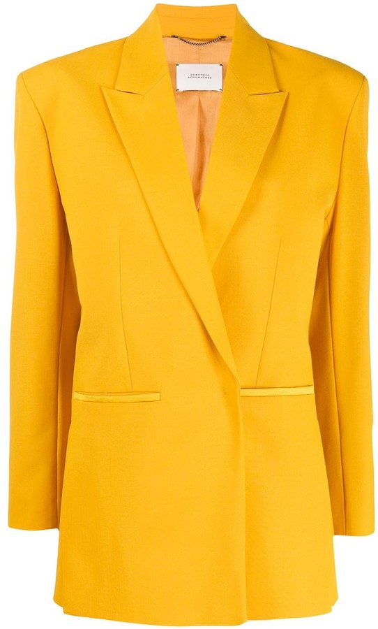 Dorothee Schumacher Boxy Fit Structured Shoulder Blazer - ShopStyle
