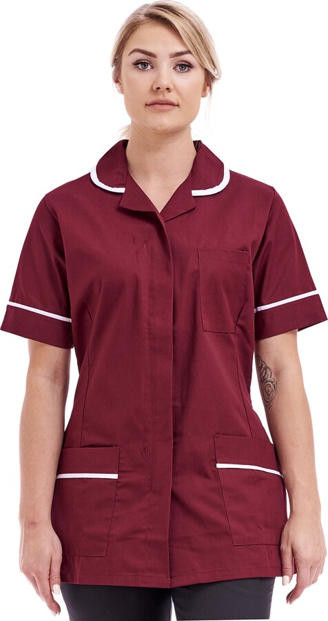 First Uniform Solutions Newmodel Womens Nurses Healthcare Tunic Round ...