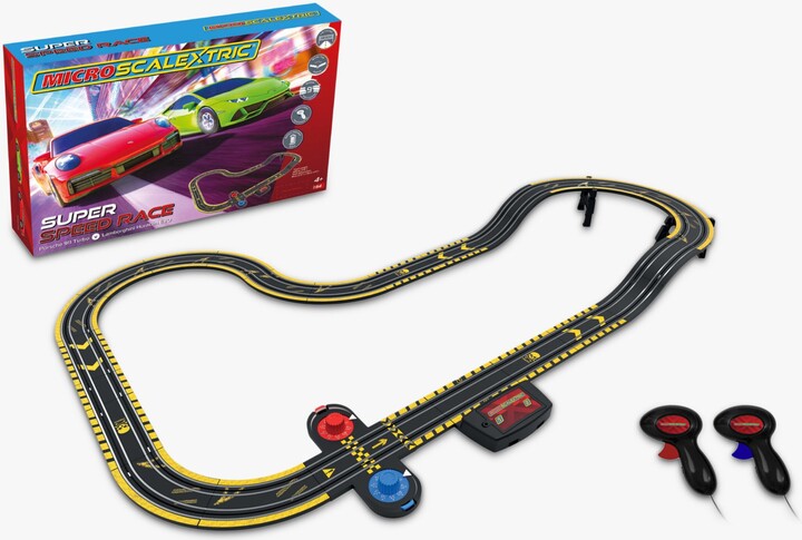 Scalextric Micro Super Speed Race Lamborghini vs Porsche Battery ...