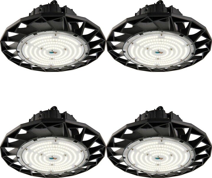 Loops 4 PACK High Bay Emergency Pendant Light 100W Daylight White LED ...