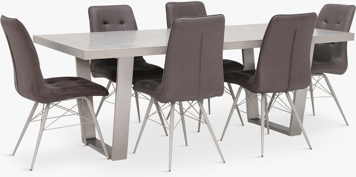 Barker and Stonehouse Halmstad Dining Table and 6 Chairs, - ShopStyle