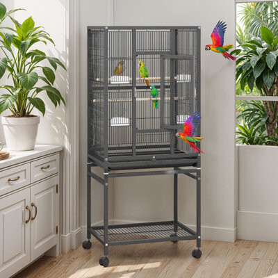 Tucker Murphy Pet 53 inches Portable Bird Cage Sanctuary with ...