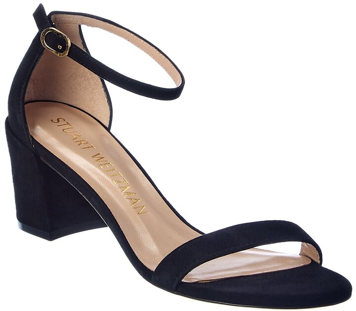 Stuart Weitzman Simple Suede Sandal - ShopStyle