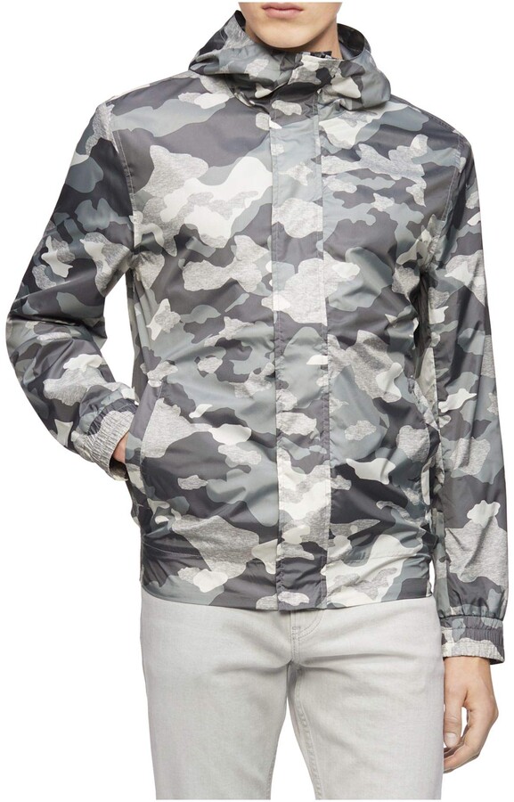 Calvin Klein Men's Hooded Zip Up Fashion Logo Jacket - ShopStyle Outerwear