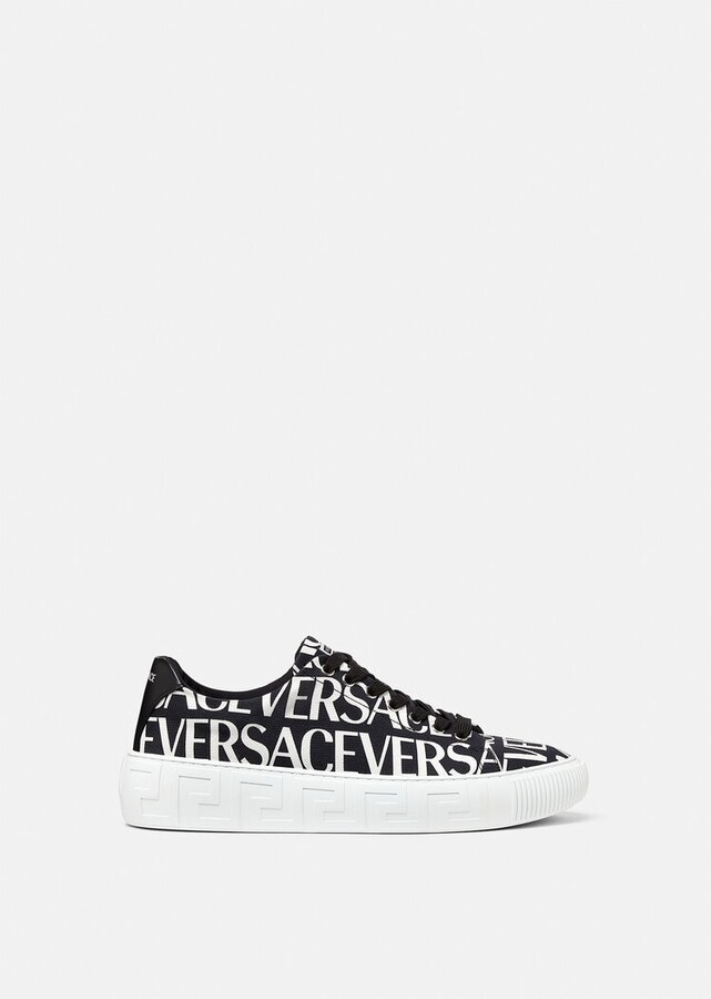 Versace Allover Greca Sneakers - ShopStyle