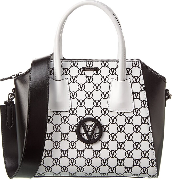 Valentino By Mario Valentino Minimi Monogram Leather Satchel - ShopStyle
